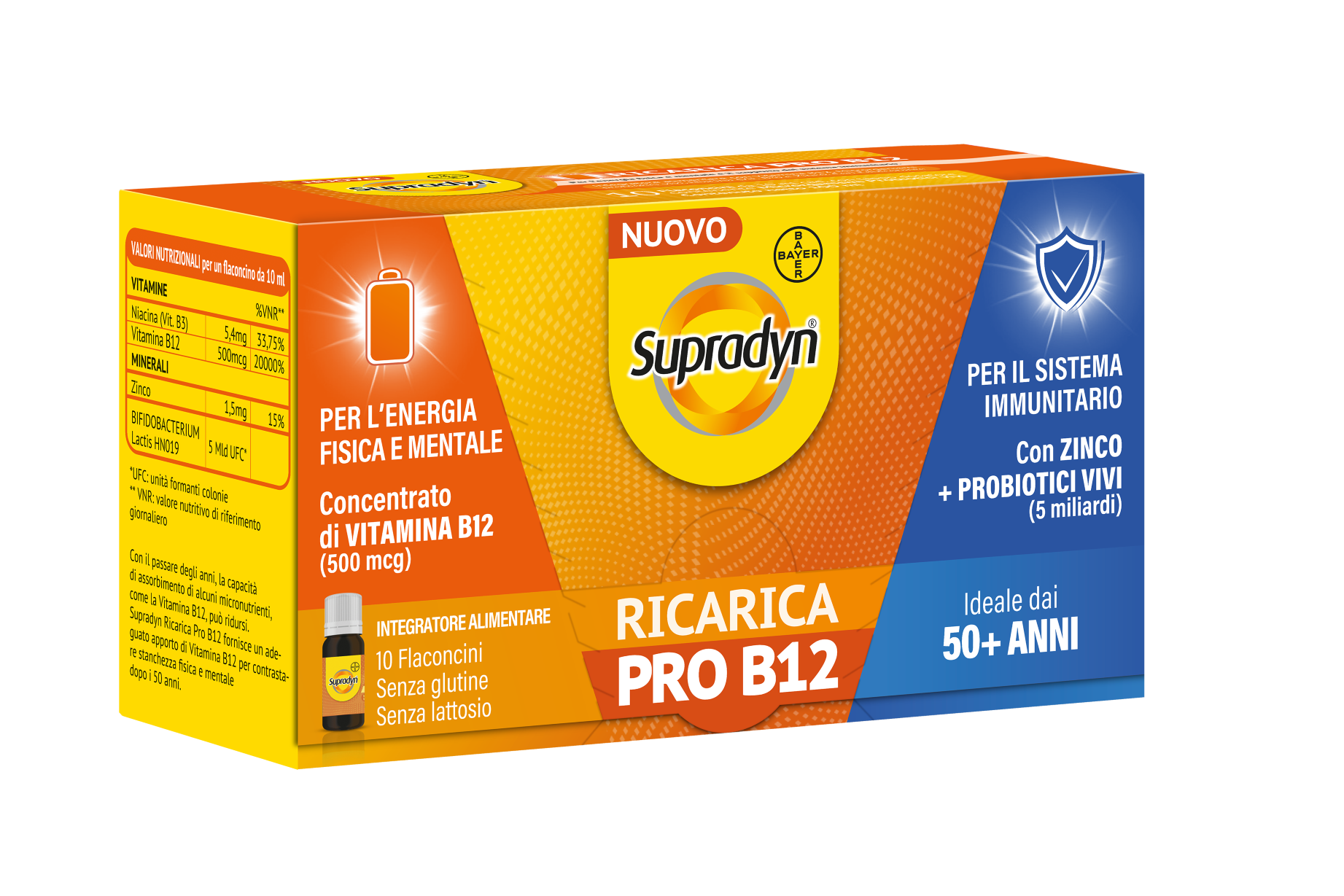 Supradyn Ricarica PRO B12: supporto immunitario dopo i 50 | Supradyn